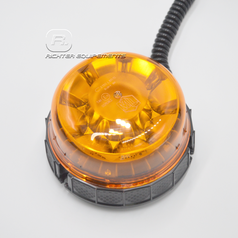 Mini Gyrophare LED Rotatif | Richter équipements